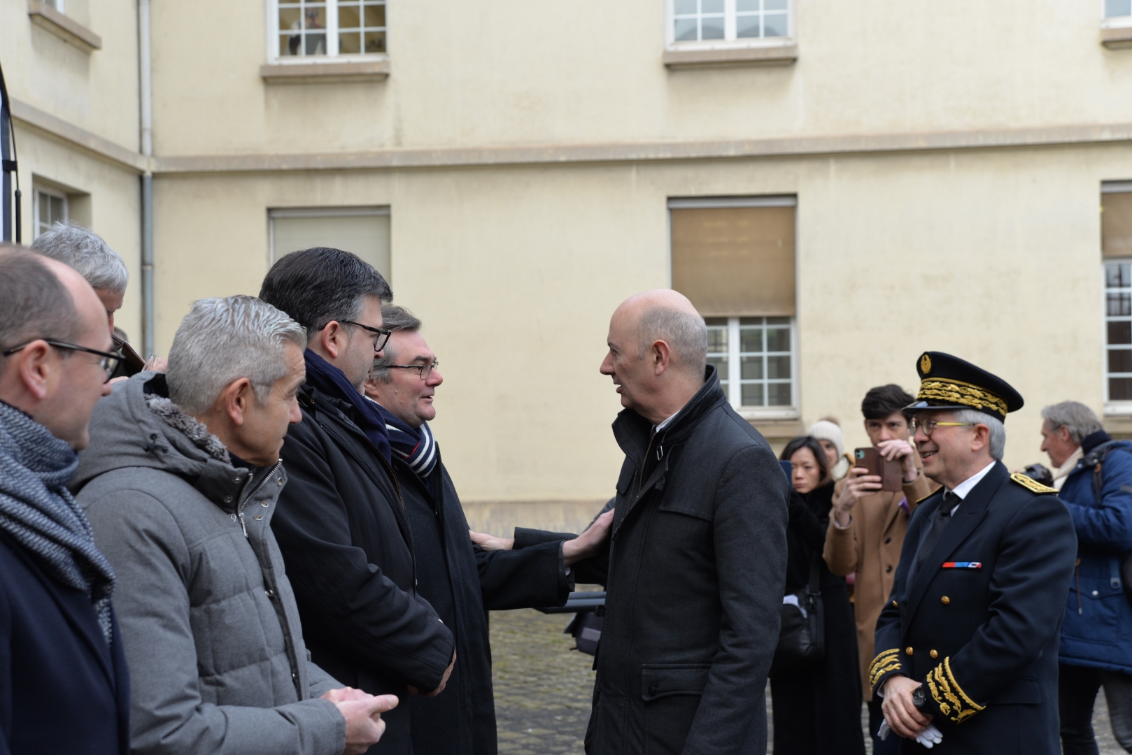 A minister visiting Le Creusot - Industeel