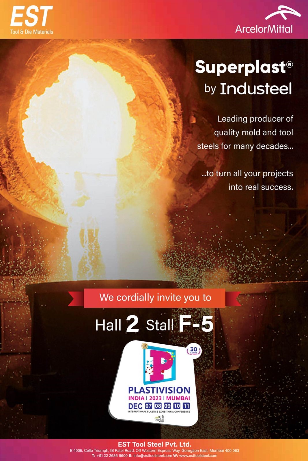 Plastivision India 2023 - Industeel