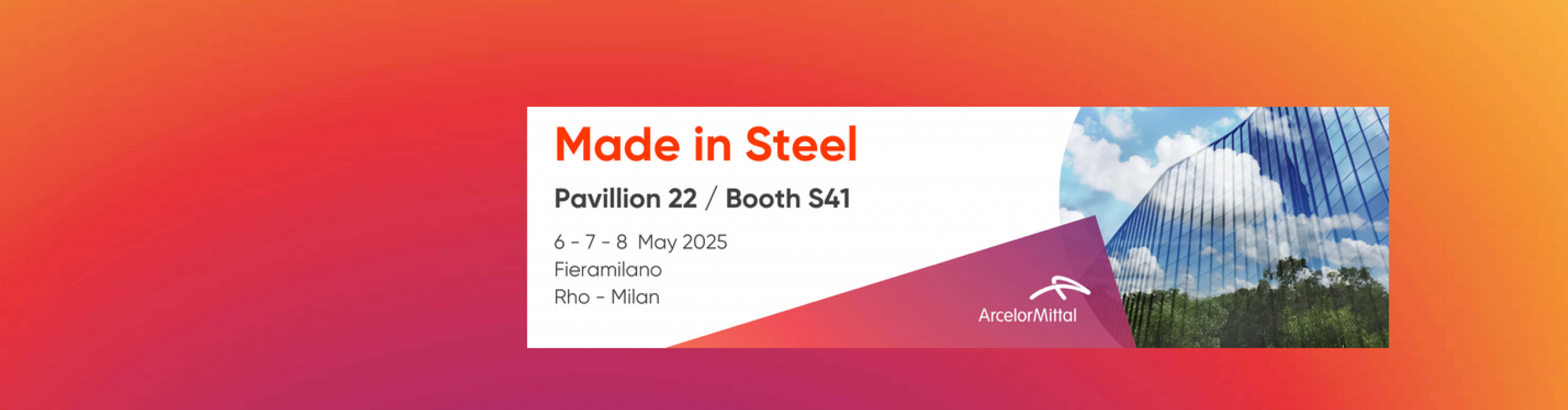 Meet us at Made in Steel! - Industeel